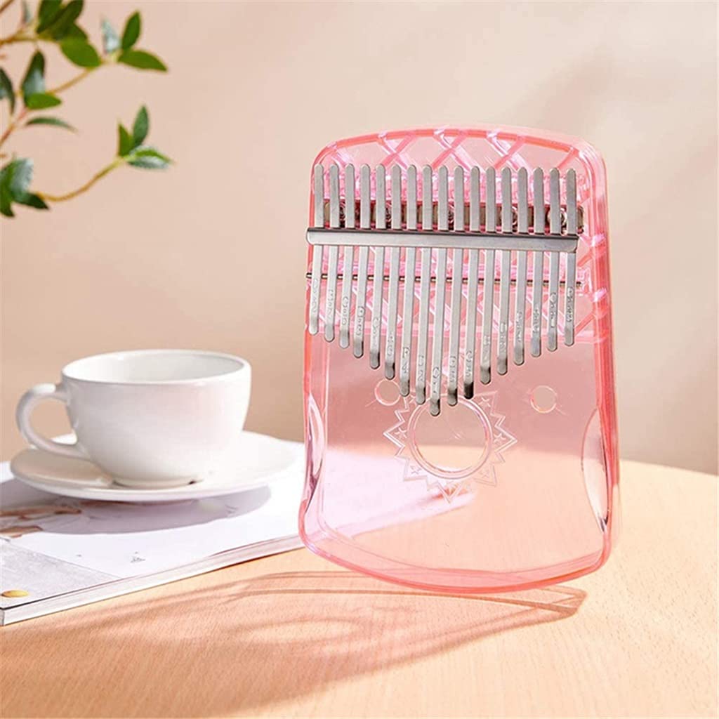 SDGH 17 Keys Thumb Piano,with Tuning Hammer Cleaning Cloth,Portable Finger Piano Music Gift for Children/Beginners,Etc