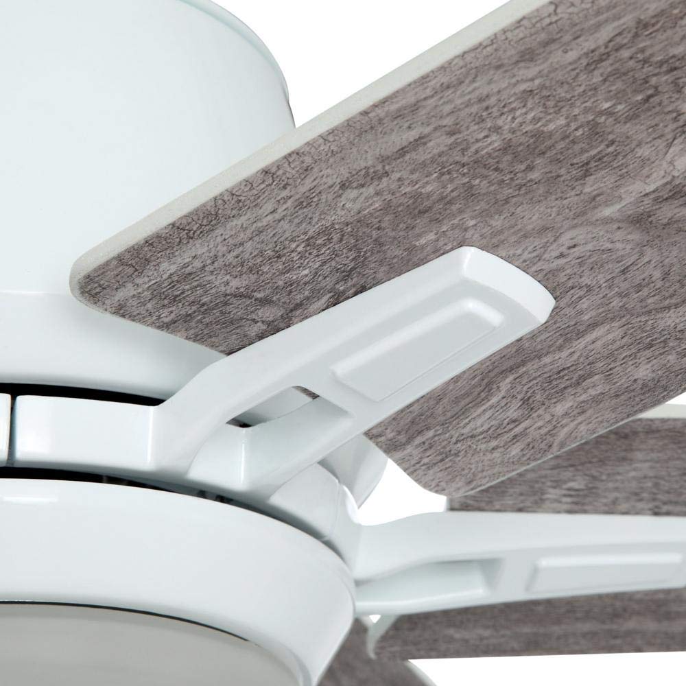 Kensgrove 64 in. Integrated LED White Ceiling Fan with Light and Remote Control