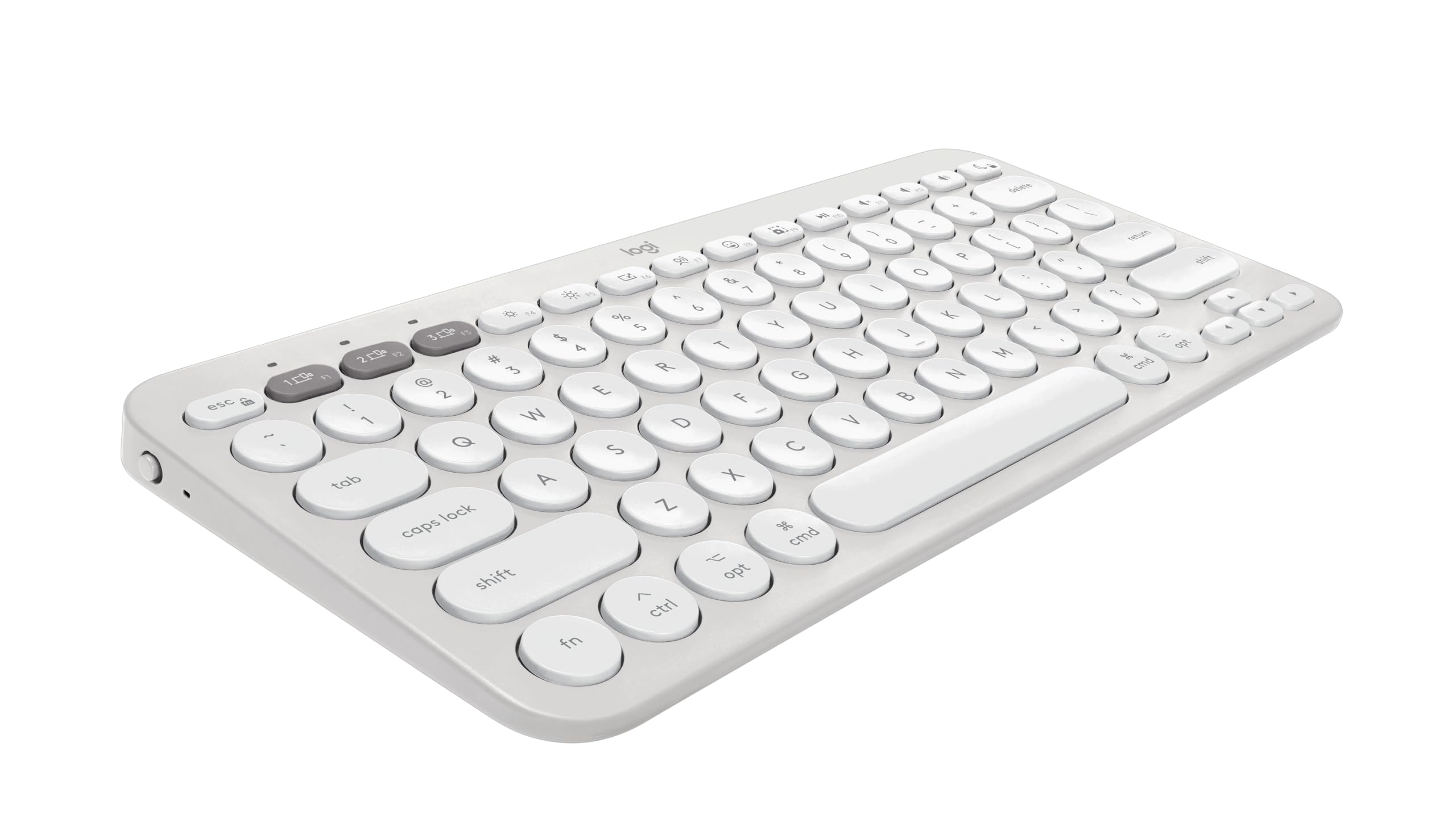 Logitech K380 Multi-Device Bluetooth Keyboard for Mac, Off White