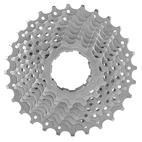 Qqmora Bike Cassette Sprocket, 10 Speed Bicycle Free Wheel Anti Rust for Road Bike
