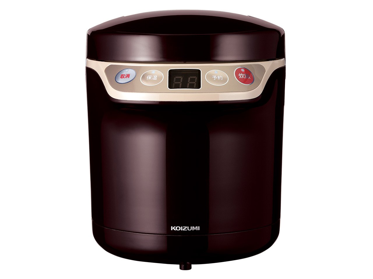 KOIZUMI Rice cooker 0.5 to 1.5 Go (about 90 ~ 270m) KSC-1511/T (Brown)