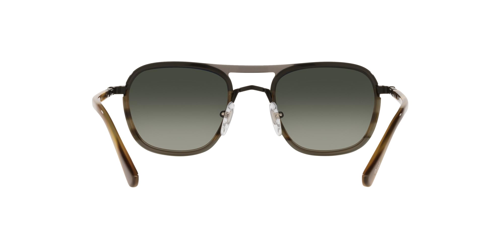 Persol PO2484S Square Sunglasses, Terra Di Siena/Light Blue, 52 mm