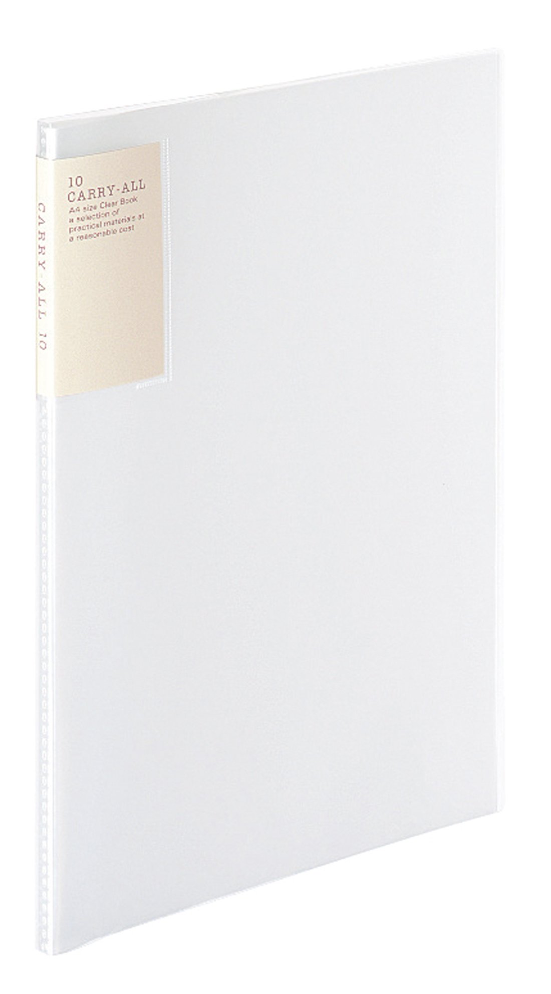 Kokuyo clear book carryall fixed A4 10 pocket transparent La -5002T