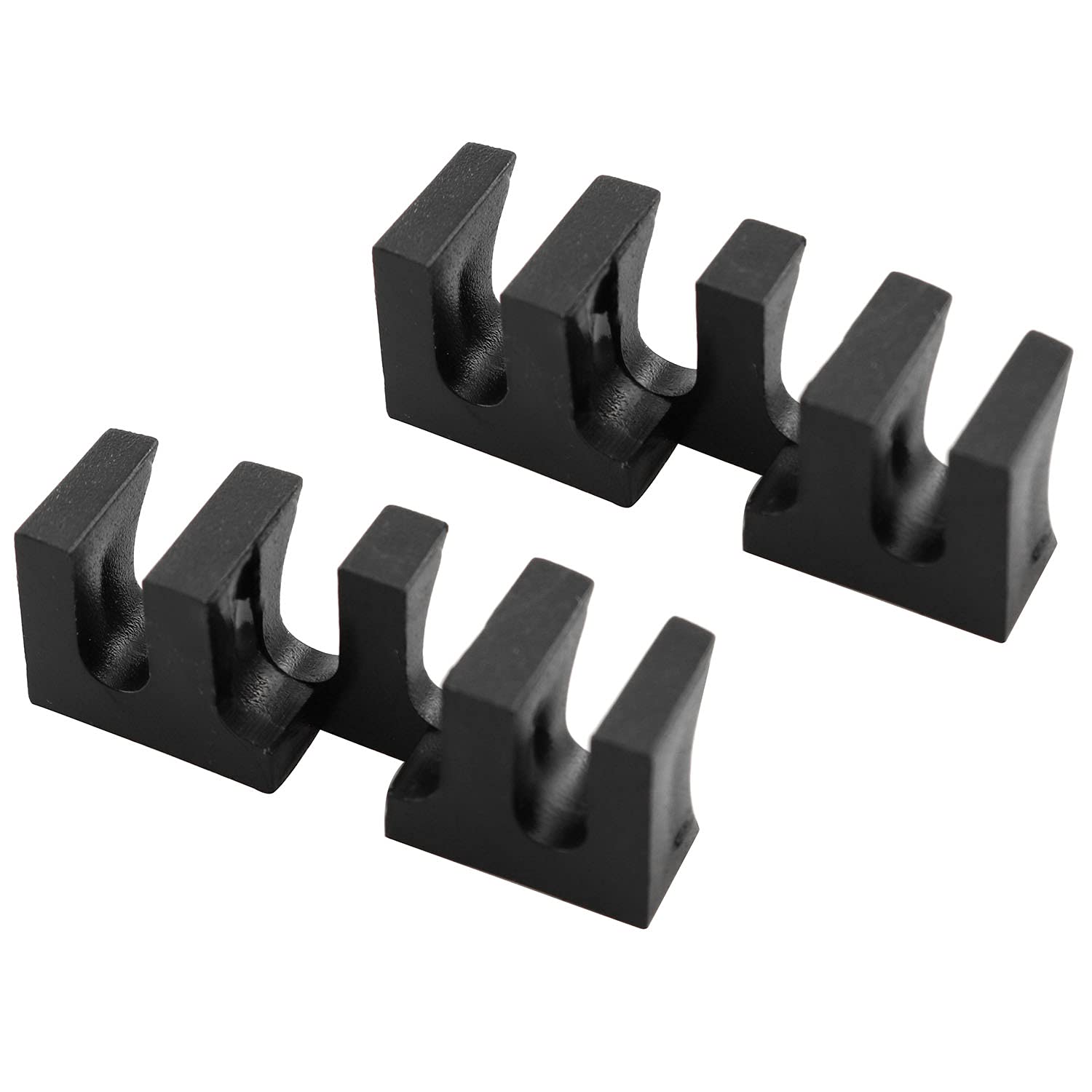 LQ Industrial Badminton Stringing Racquet Load Spreader 2PCS Badminton Racket Load Adapter Protector Stringing Machine Tool Black