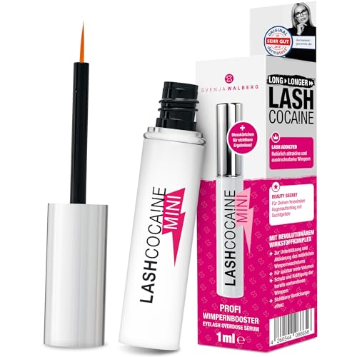 Mini LASHCOCA!NE eyelash growth serum for longer, fuller lashes | Vegan lash enhancing test winner for eyelash extensions by Svenja Walberg