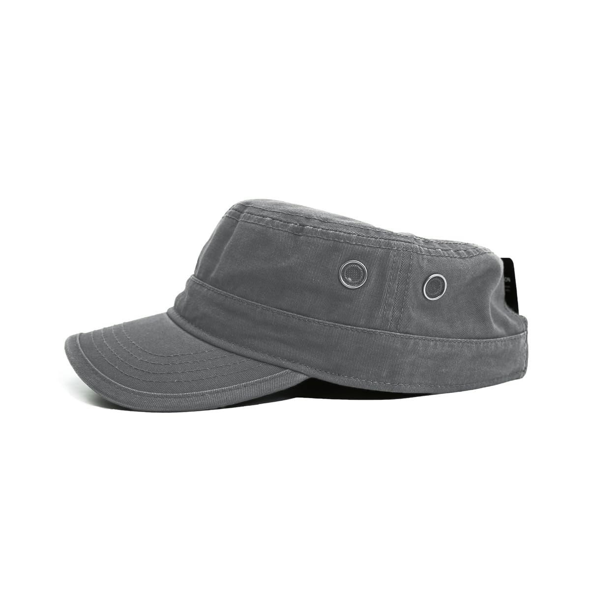 KRISPHILY Washed Cotton Sports Army Cap,Military Hat,Trucker Hat for Adult(Grey)