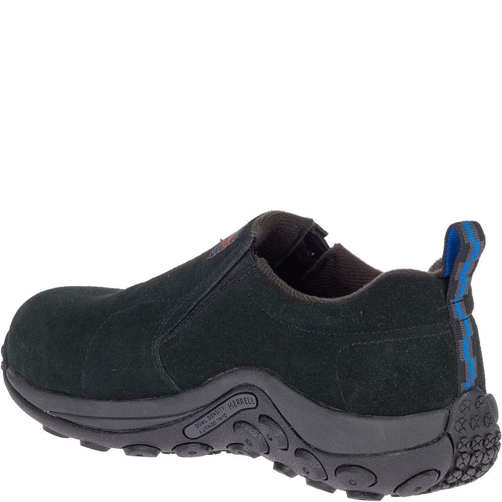 Merrell Men's Jungle Moc Alloy Toe Construction Shoe, Black, 9.5 Wide
