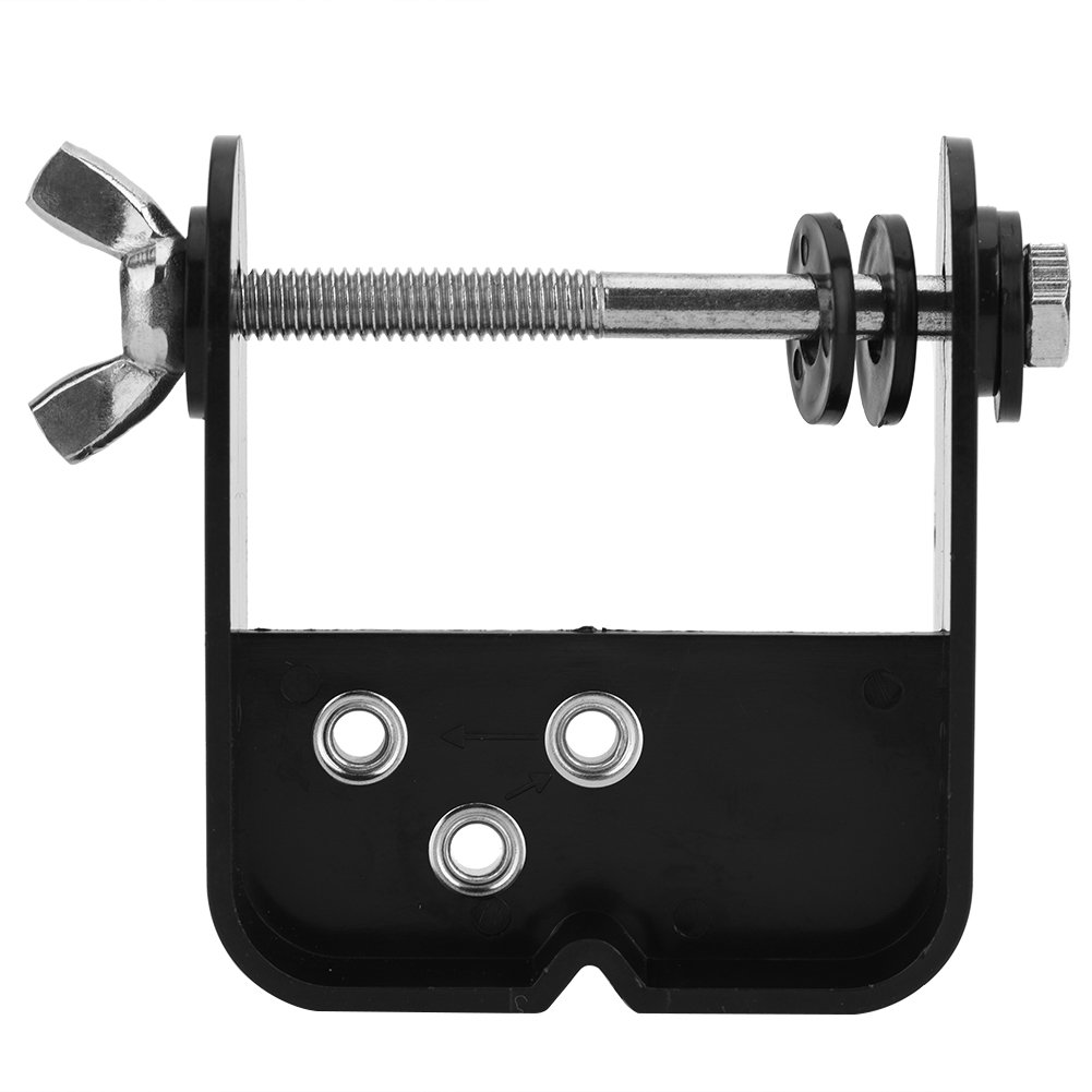 plplaaoo Archery Bowstring Serving Thread Jig Archery Bow Strings Server Bowstring Serving Jig Tool for Recurve Compound Bow, Aluminium Alloy and Plastic(Black), Bow Serving String Bow String arc