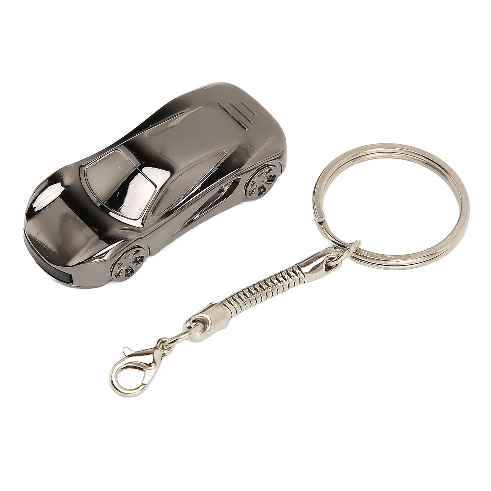 USB Flash Drive, Car Shaped USB 2.0 Thumb Drive Memory Stick, Novelty USB 2.0 Flash Thumb Drive Keychain, with Lanyard (Black)