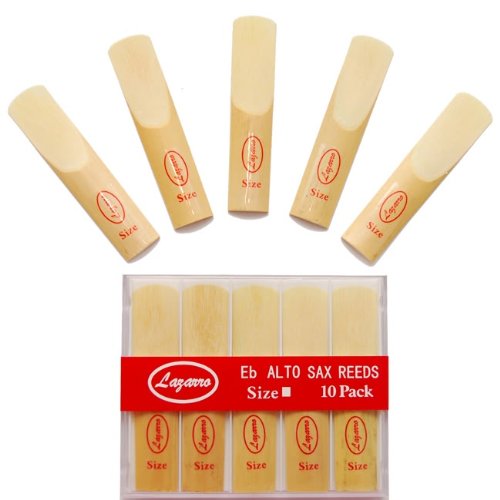 Lazarro® AR-L-1.5 Alto Saxophone Sax Reeds Size 1.5, Strength 1 1/2, Box of 10