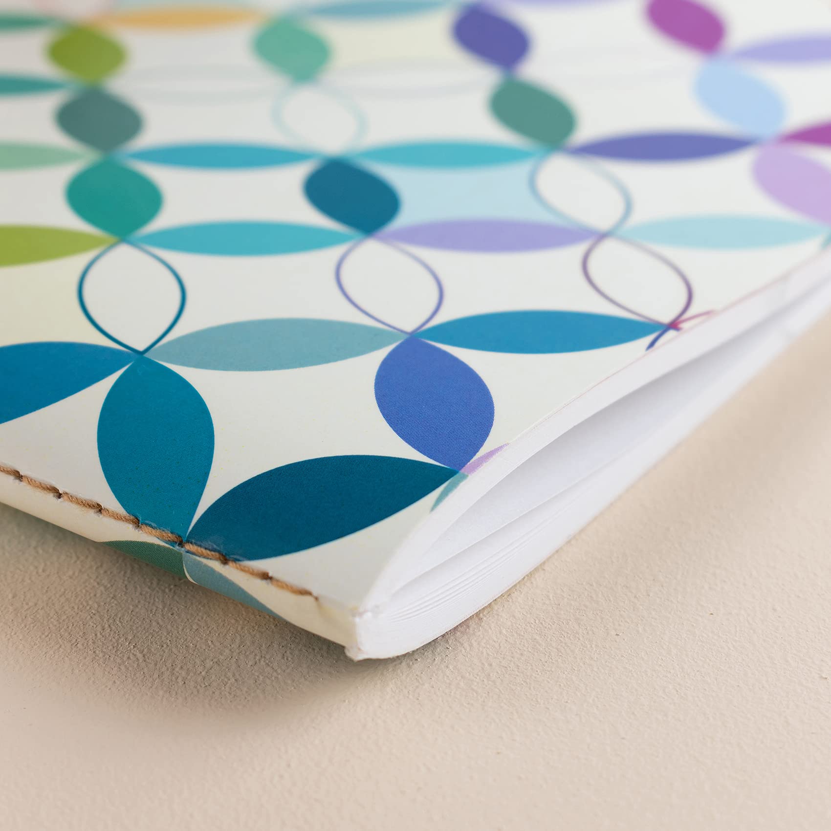Petite Productivity Journal - Mid Century Circles. Lined Page & To-Do List Organizer Notebook. 80 lb. Thick Mohawk Paper. College Ruled Pages with Checklist Columns by Erin Condren.