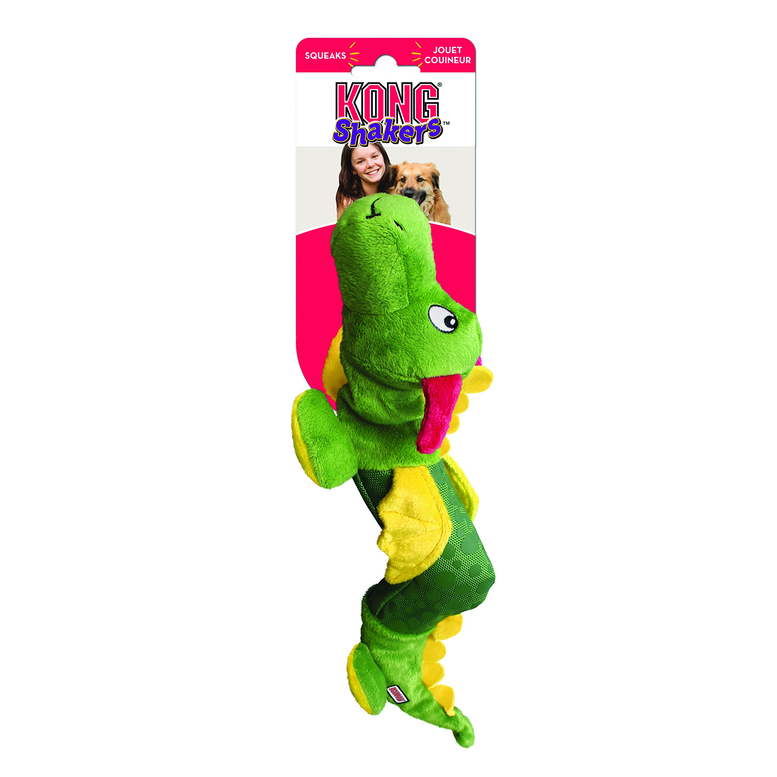 KONG Shakers Dragon Toy, Medium/Large, for Large Breeds