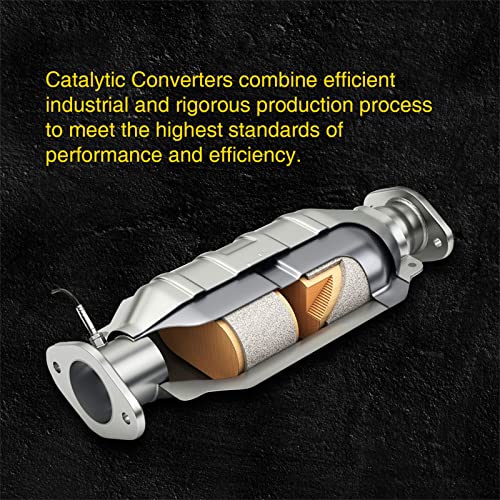 KAX 2 PCS Catalytic Converter Stainless Steel Replacement for Titan 5.6L 2004-2015 (EPA Compliant)