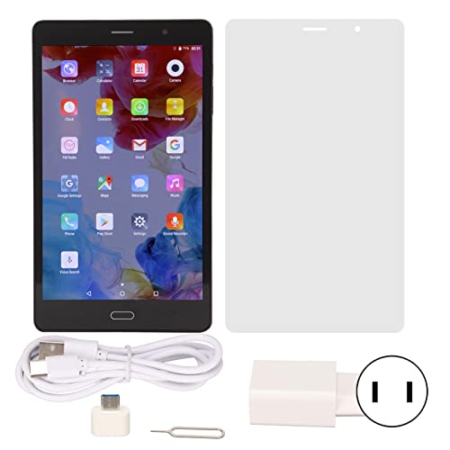 YOKAM 8 inch Tablet, 100240V 8 inch 4G Call Tablet 1920x1200 for Game US Plug