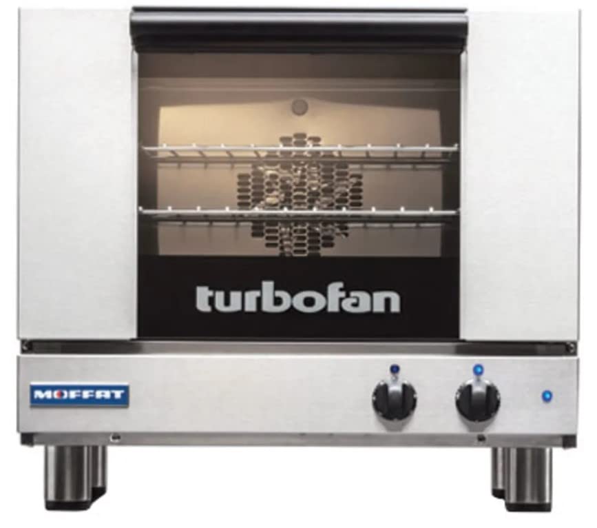 Moffat E22M3 24" Stainless Steel Convection Oven, Electric Half Size 1 Deck