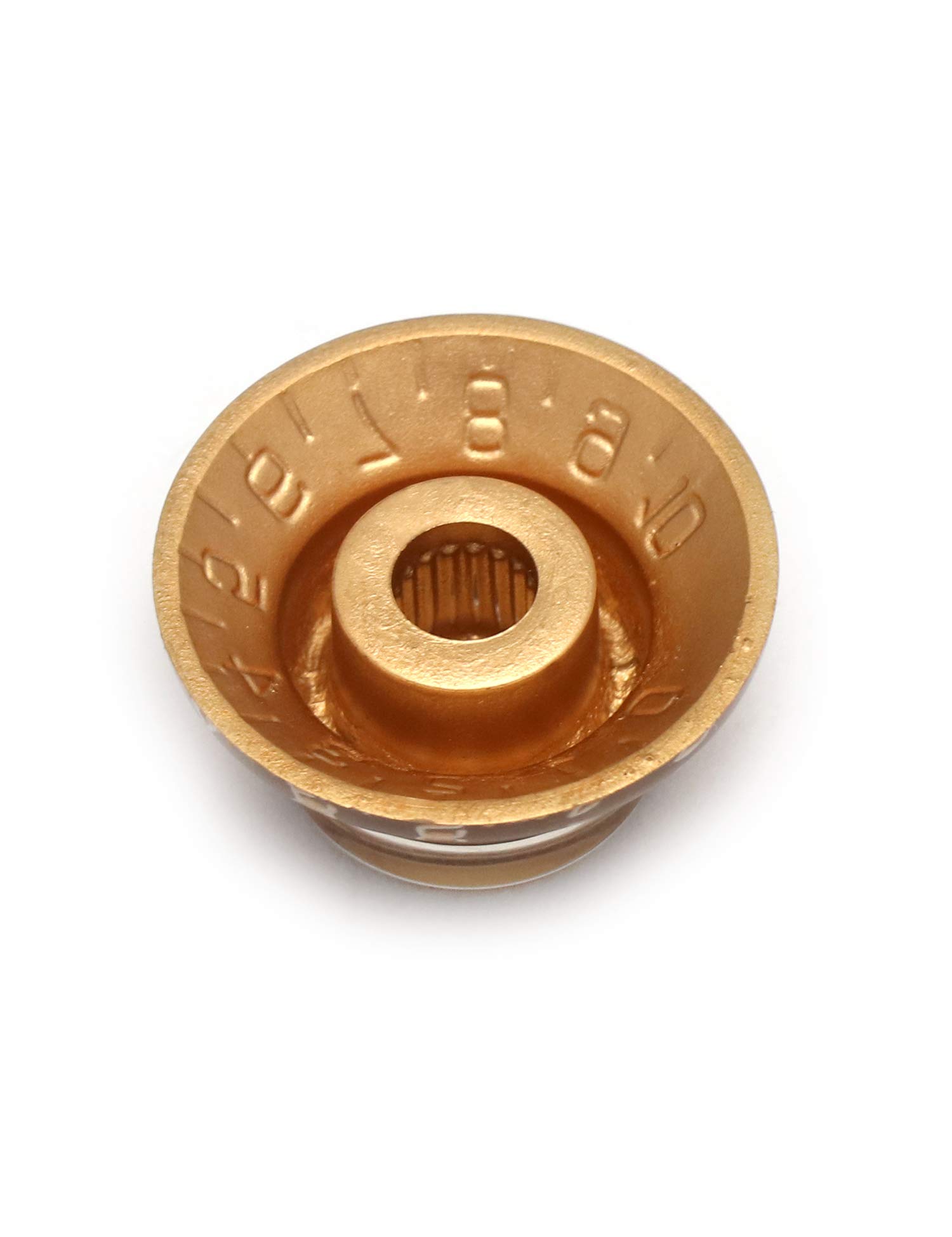 Metallor Electric Guitar Top Hat Knobs Speed Volume Tone Control Knobs Compatible with Les Paul LP Guitar Parts Replacement Set of 4Pcs. (Gold)