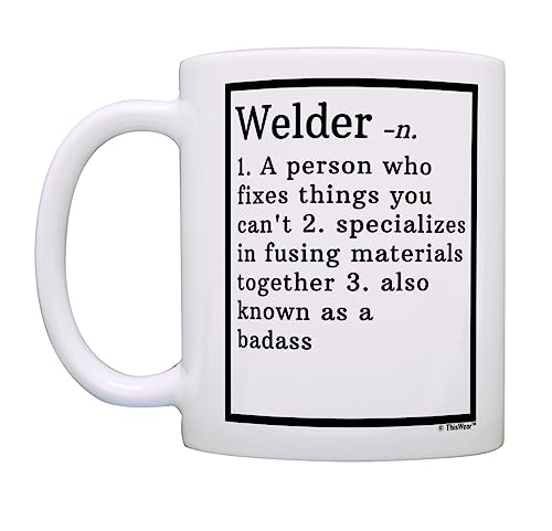 ThisWear Welder Gifts Welder Definition Gifts for Welders Gift 11oz Ceramic Coffee Mug