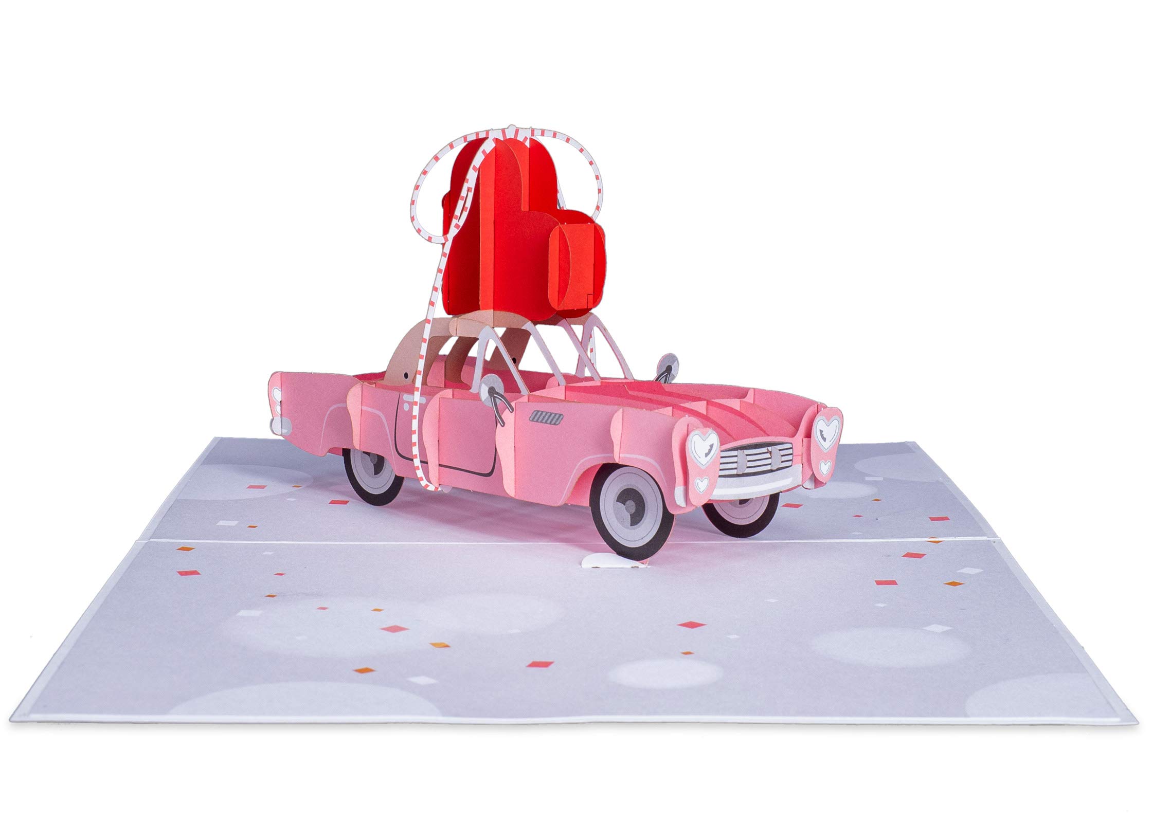 Paper Love Pop Up Valentines Card, 3D Love Typewriter - 5" x 7" Cover - Includes Envelope and Note Card