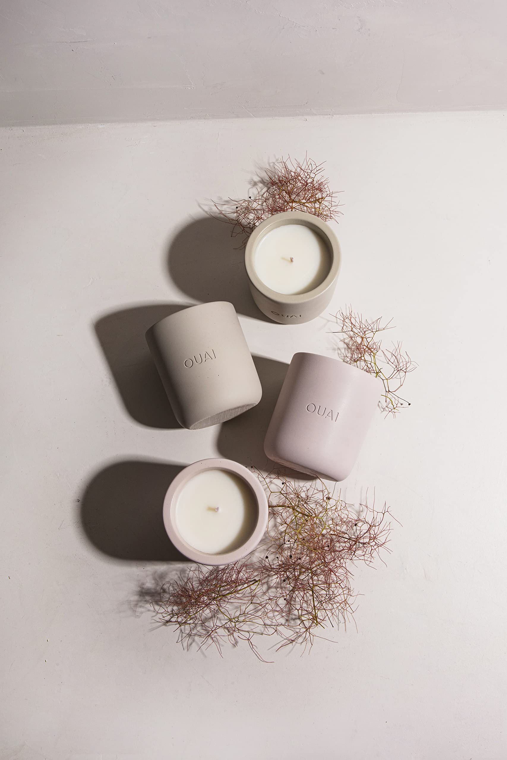 OUAI Melrose Place Candle, Coconut & Soy Based Wax Blend