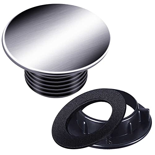 Sink Tap Hole Cover Kitchen Faucet Hole Cover Brushed Stainless Steel (1 to 1.6 Inch in Diameter) (1.10-1.60 inch)