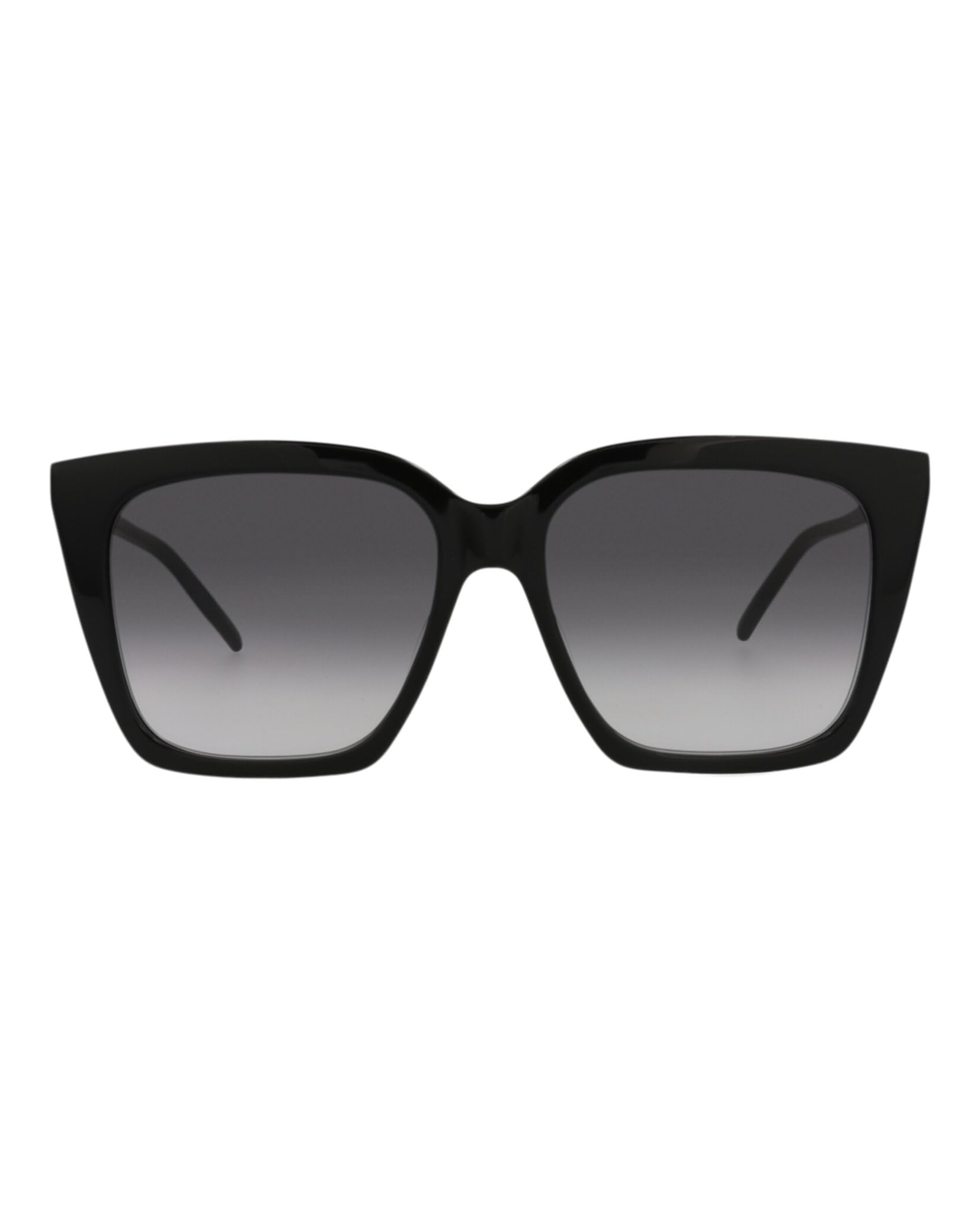 Saint Laurent Women's SL M100 Sunglasses, Shiny Black, One Size