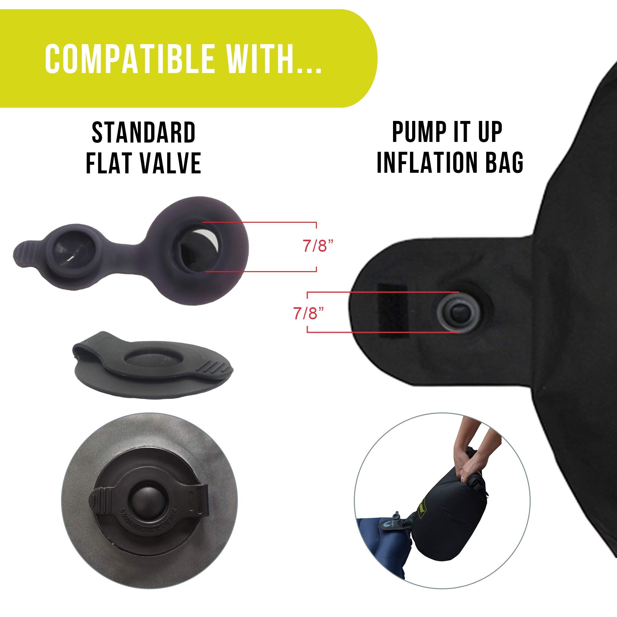 Lightspeed Outdoors Universal Pump Bag for Single Valve Air Mat