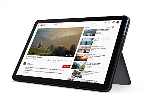 Lenovo Chromebook Duet 2 in 1 Tablet I 10 1" FHD (1920 x 1200) IPS Touchscreen I MediaTek Helio 8-Core P60T I 4GB RAM 128GB eMMC I ARM G72 MP3 Chrome OS + USB-C Adapter
