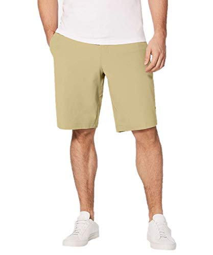 lululemon Men's Commission Short 11' (White/Tofino Sand, 32)