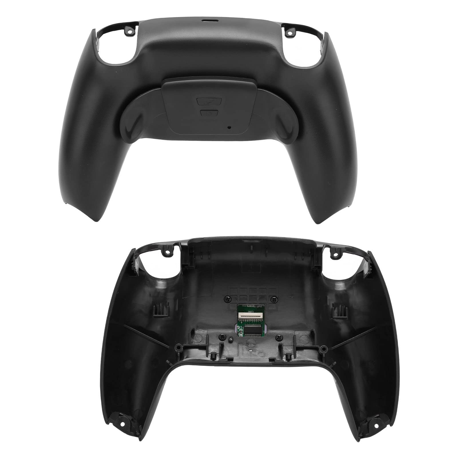 Replacement Controller Back Shell for , Paddle Burst Mapping Function, DIY Redesigned Gamepad Dual Back Attachment Housing Kit for (Black)