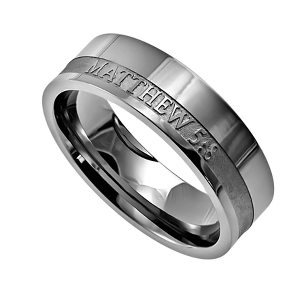 K14 Purity Ring Matthew 5:8 Scripture Blessed are The Pure in Heart Christian Band (8)