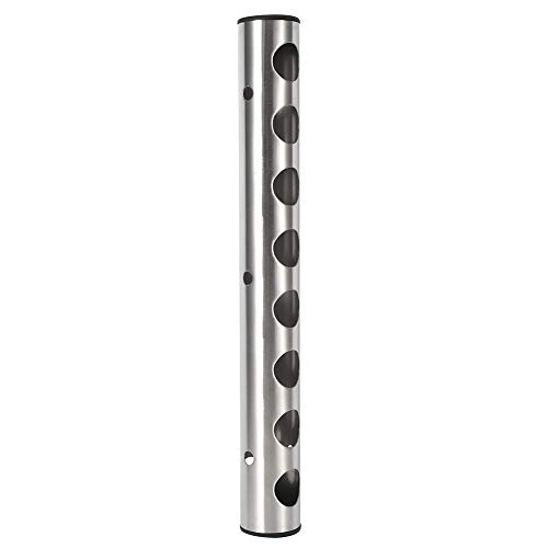 Wall Bottle Holder, Stainless Steel Wall Mounted Vertical Wine Holder Rack for Household Bar Supplies(Silver 8 Holes) Older Red Wine Bottle (stainless steel 8 holes)