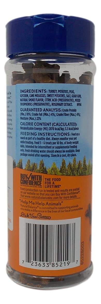 Naturals Balance L.I.D. Mini Rewards Dog Treats 3 Flavor Bundle - (1) Each: Salmon, Chicken, Turkey (5.3 Ounces) - Plus Fun Animal Facts Booklet Bundle
