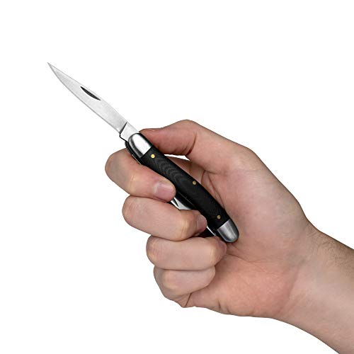 Kershaw Brandywine Folding Pocket Knife, Three Blades with Manual Open, Slipjoint Lock (4382), Steel