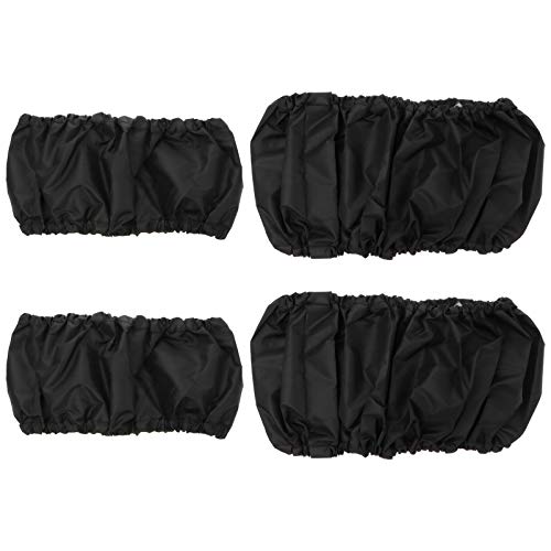 Travel Stroller Travel Stroller Travel Stroller 4Pcs Stroller Wheel Cover Carriage Cover Stroller Wheel Cover (Black) Jogging Stroller Jogging Stroller Jogging Stroller