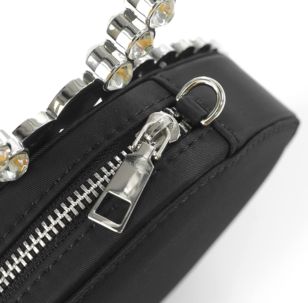 Rhinestone Evening Bag for Women Chic Butterfly Clutch Hobo Handbag Shiny Purse Sparkly Faux Diamond Top Handle Bag Mini Cute