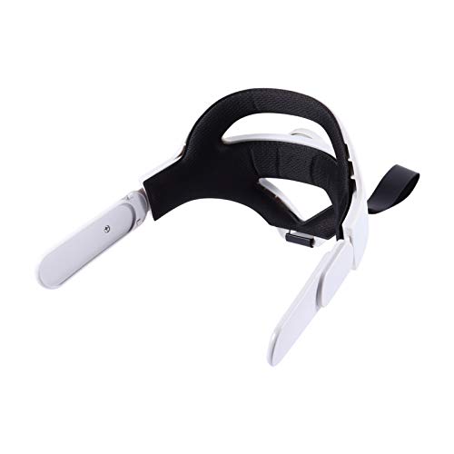 OSALADI Vr Head Strap Adjustable Head Strap Comfortable Head Strap Replacement Reduce Pressure Compatible with 2 White Helmet Headphones Helmet Headphones Helmet Headphones Helmet Headphones