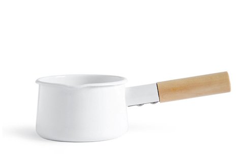 KAICO ENAMEL MILK PAN designed by Makoto Koizumi