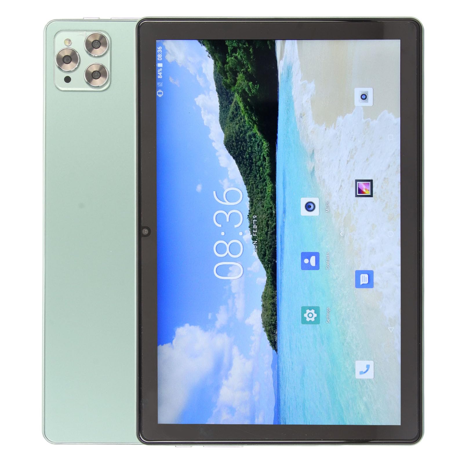 Luqeeg Tablet PC, 10.1 Inch FHD 4G LTE 5G WiFi Octa Core CPU 8GB RAM 256GB ROM 2 Card Slots Gaming Tablet for School (US Plug)