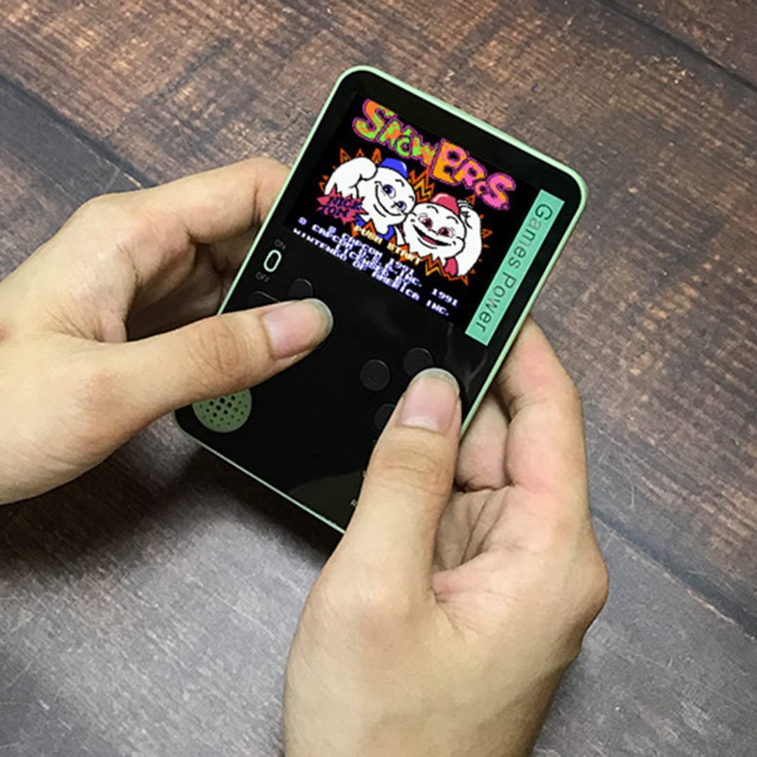 Pockety 500 Games Mini Portable Retro Video Console Handheld Game Advance Players Boy 8 Bit Built-in Gameboy 2.4 Inch Screen(B)