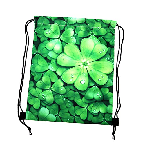 SHERCHPRY 3pcs drawstring backpack sport backpack Patricks Day Drawstring bag St Patrick Day sack party favor shopping bag printed travel bag storage bag tighten up sports bag party supplies