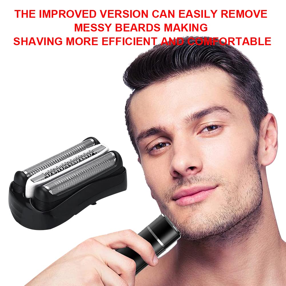 Series 3 32B Electric Shaver Head Replacement - Compatible with Braun Series 3 Shavers 3000s 3010s 3040s 3050cc 3070cc 320 330 340 350CC 370cc-4 390cc-4