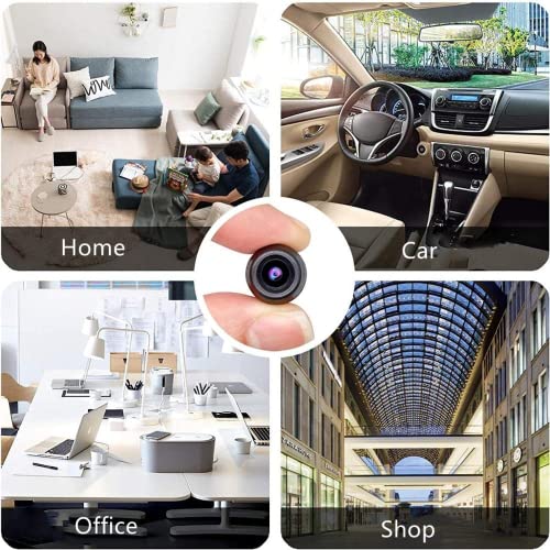 METRICSQUARE USB Mini Camera Home Security Room Camera WiFi Nanny Cam with Phone APP, Motion Detection Night Vision Small Camera 2.4G WiFi Cam