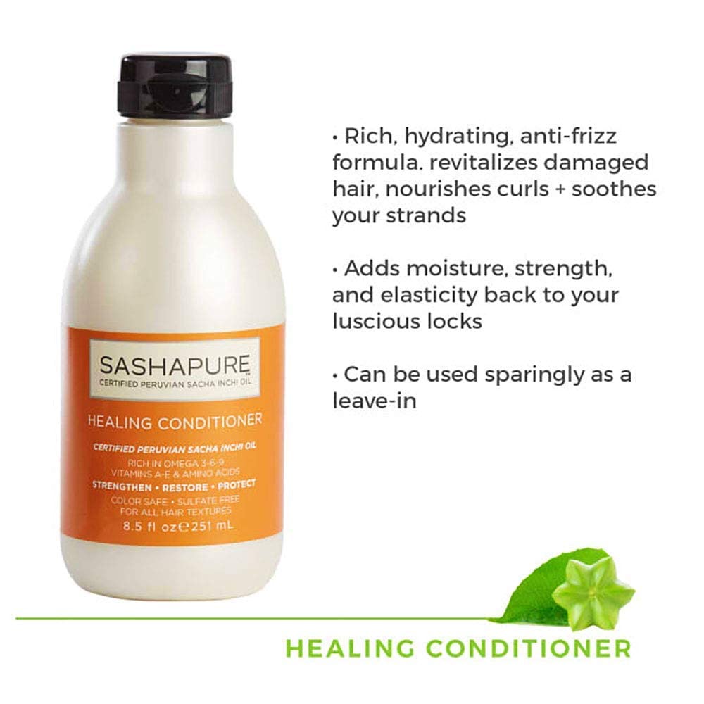 Sashapure Shampoo Conditioner 2022 (Shampoo and Conditioners, Variety Pack)