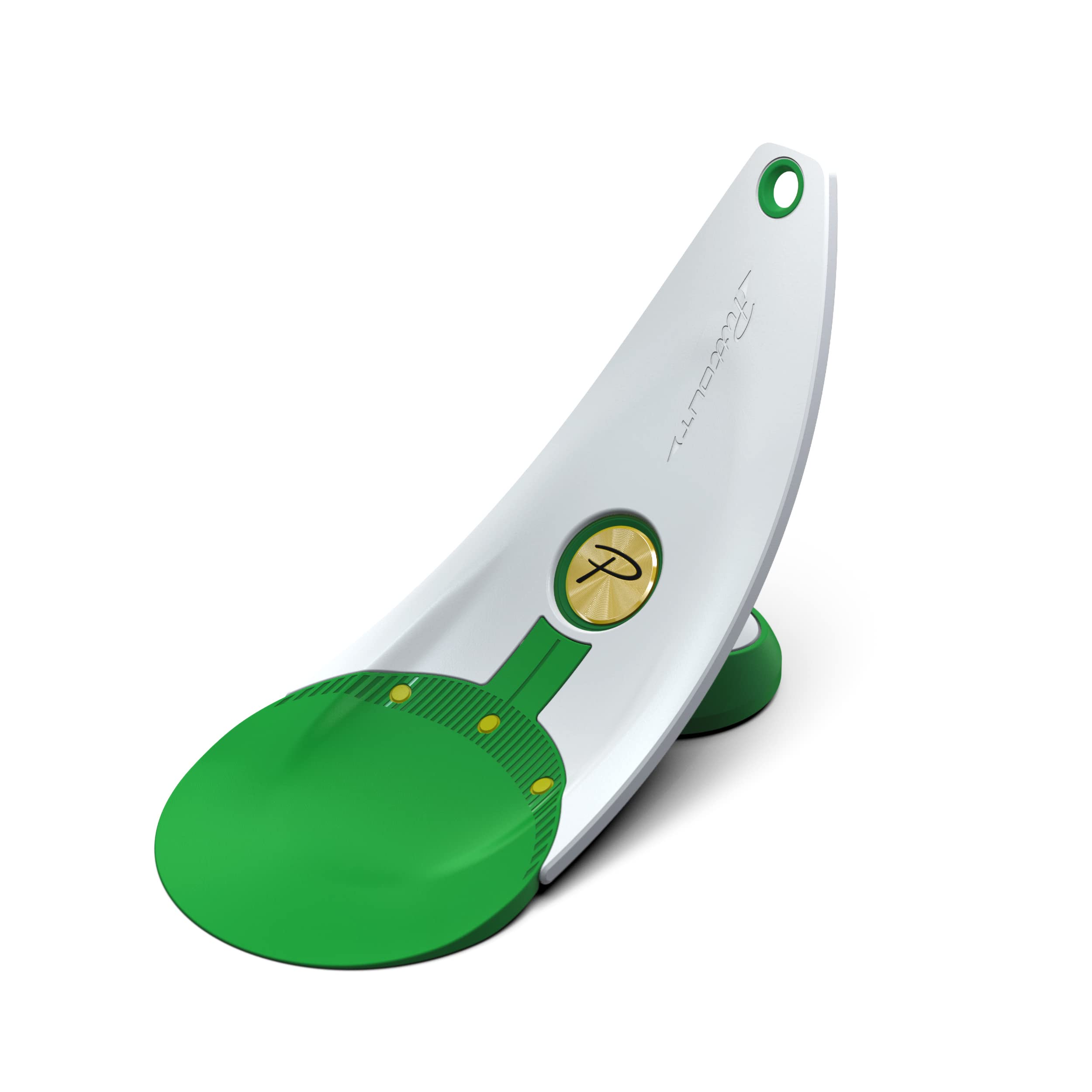 PuttOut Premium Pressure Putt Trainer, Perfect Your Golf Putting, Green/White