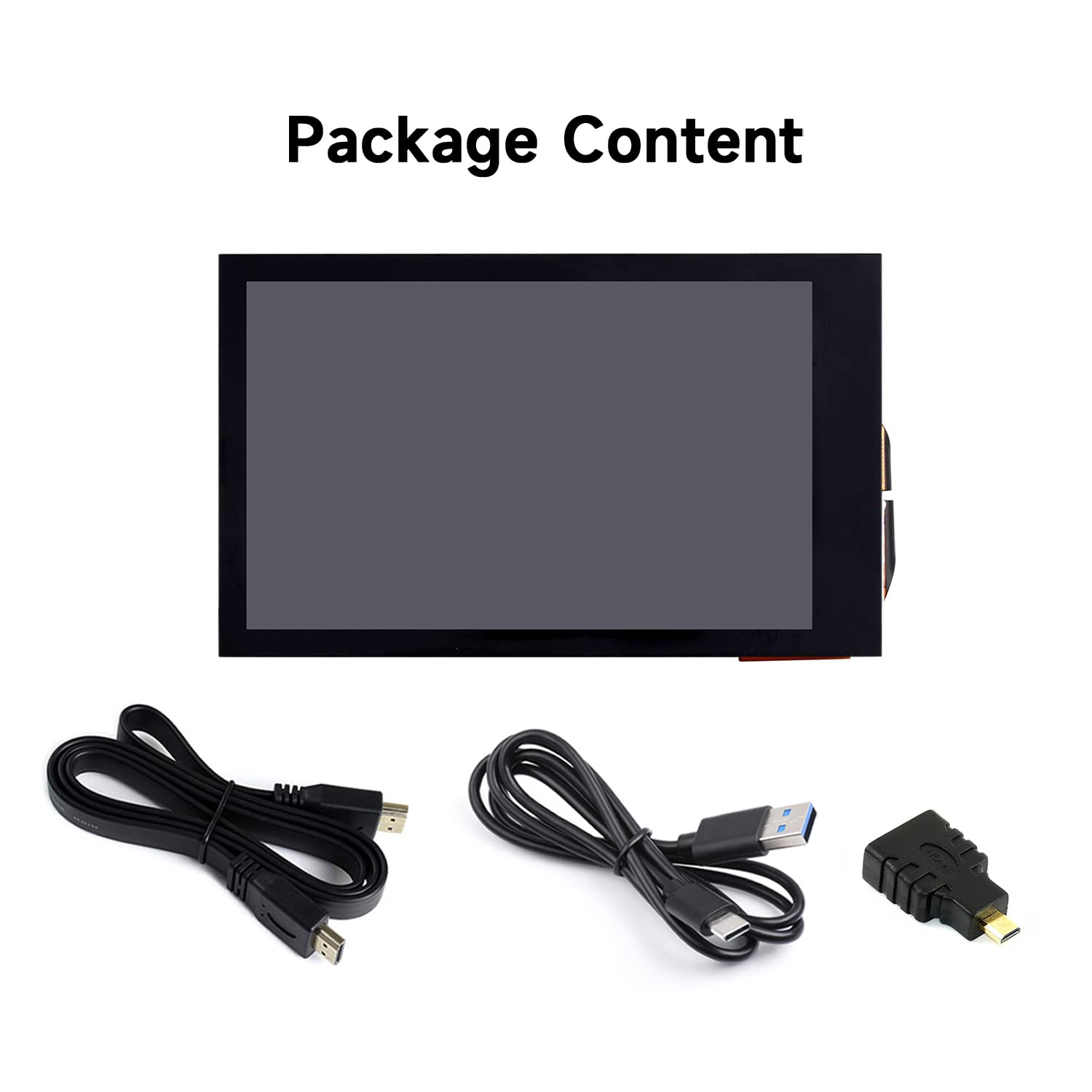 waveshare 3.5inch IPS Capacitive Touch LCD Display, Compatible with Raspberry Pi 5/4B/3B/Zero/Zero W/Zero 2W/Pico/Pico W/Pico WH, 480×800, Adjustable Brightness