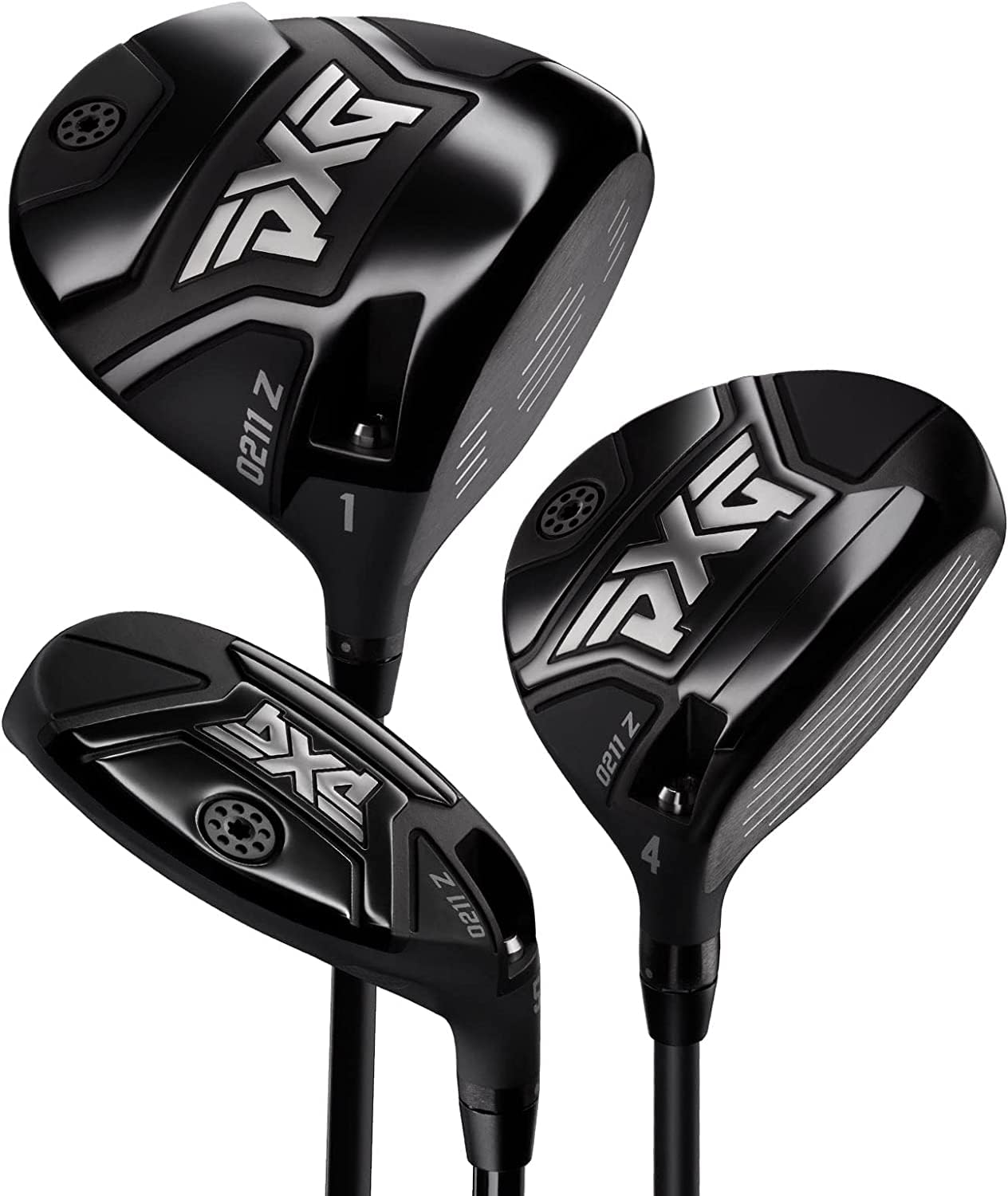 PXG 0211Z Golf Clubs - 7 Club Complete Golf Club Set with Irons, Driver, Fairway, Hybrid, and Putter with Graphite Shafts