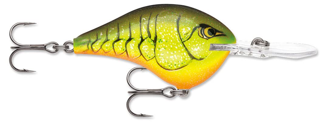 Rapala Dives-to 08 Chartreuse Rootbeer Craw