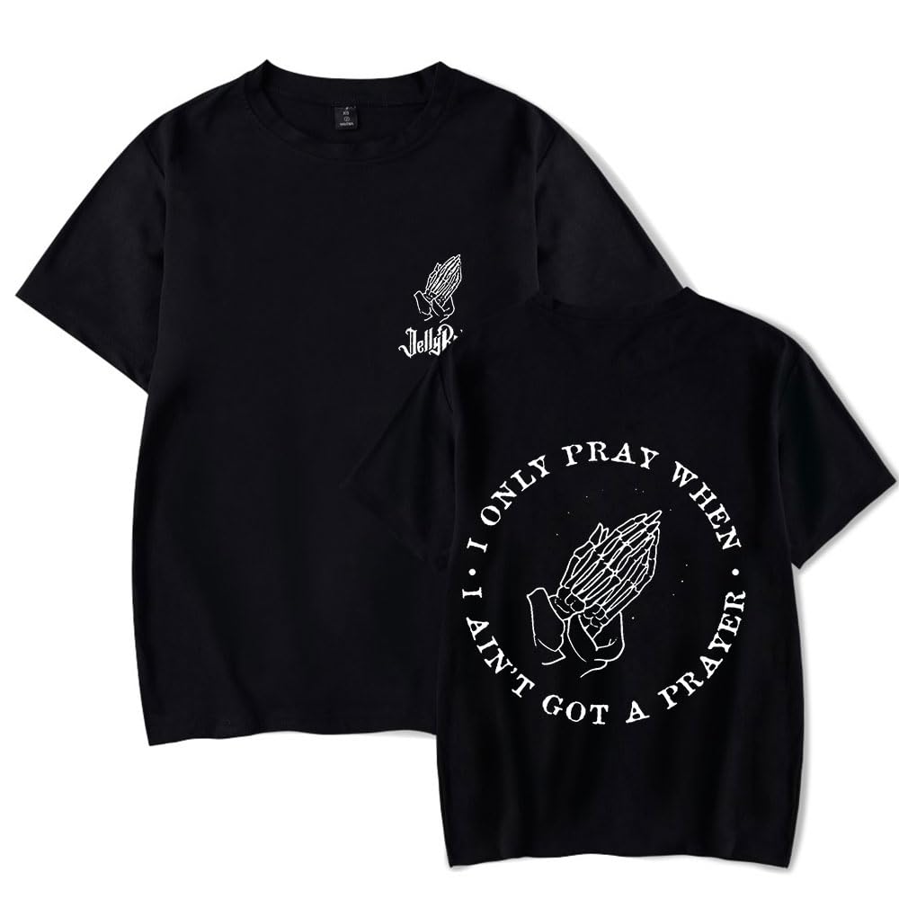 Jelly Roll Prayer Hands Tour Tee Merch T-shirt Women/Men Top Cosplay Tshirt Summer Sweatshirt Short Sleeve
