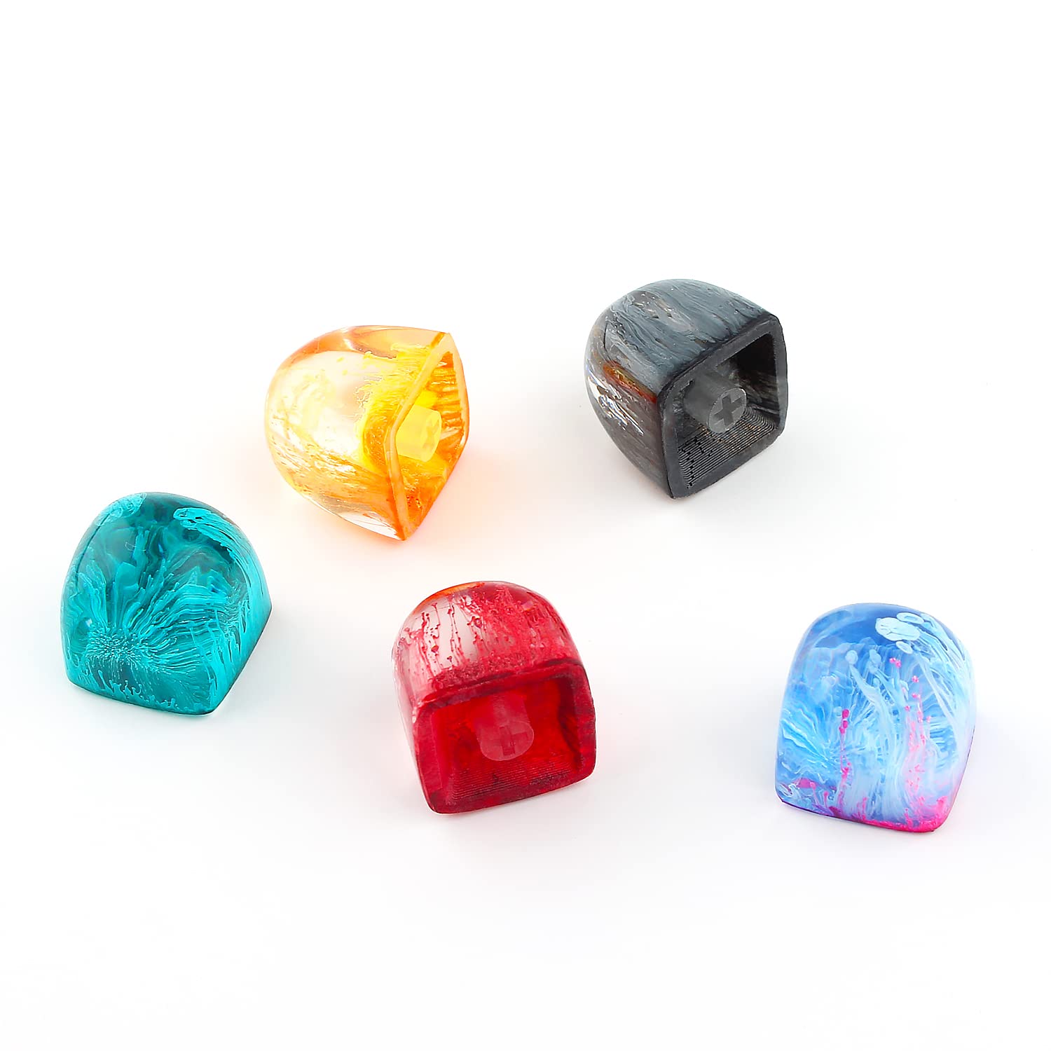 Pozbee Artisan Keycaps 5 PCS, Gaming Resin Keycap for PC Keyboard, Custom ESC Keycaps for Gamers, Cute Resin Keycap, Mountain Gaming Keycaps, Unique Ideas