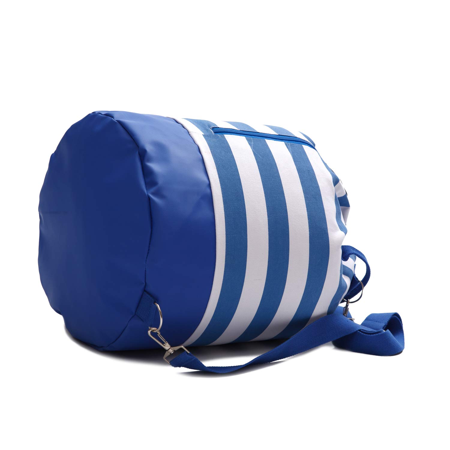 Large Canvas Beach Bag - Single Strap Bag With Waterproof Bottom - Drawstring Backpack For Beach And Travel